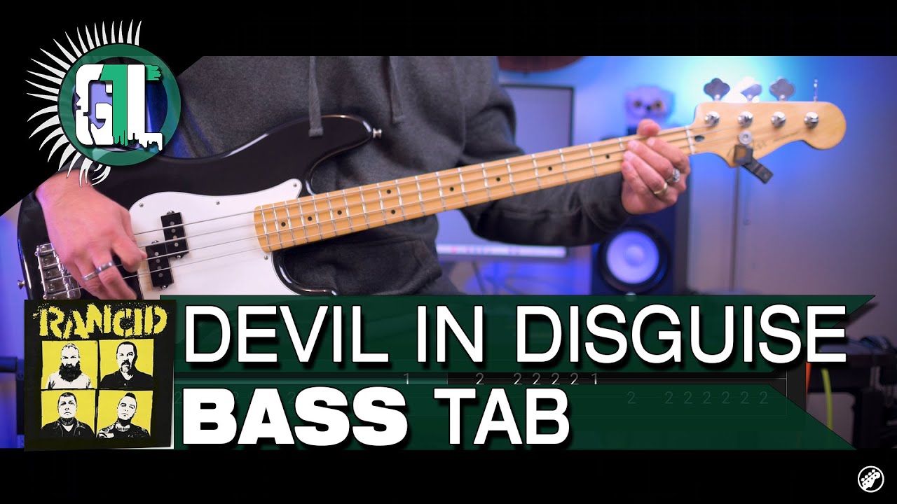 Rancid - Devil In Disguise | Bass Cover With Tabs in the Video - YouTube