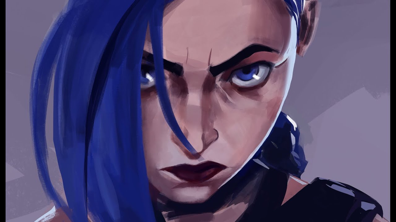 Speed Paint Jinx Arcane - YouTube