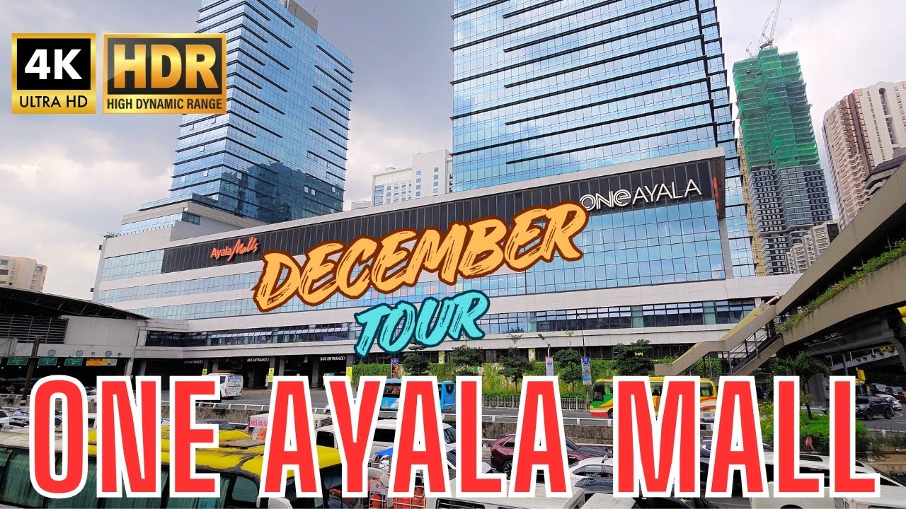 INSIDE ONE AYALA MAKATI! 🎁 December 2025 Tour with Mall and Bus ...
