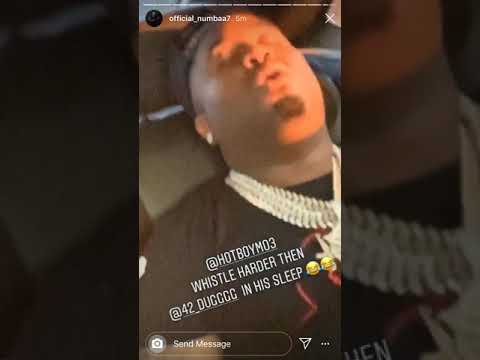 Numbaa 7 clowns Mo3 “he be sleeping loud 😭” - YouTube