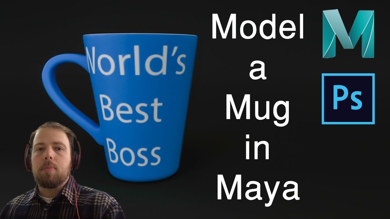 Tutorial #1: Model a Mug - Autodesk Maya - Beginner - YouTube
