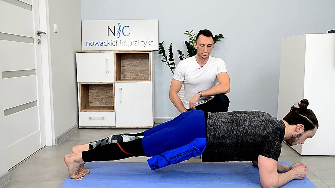 Ćwiczenia kręgosłupa- plank (deska). - YouTube
