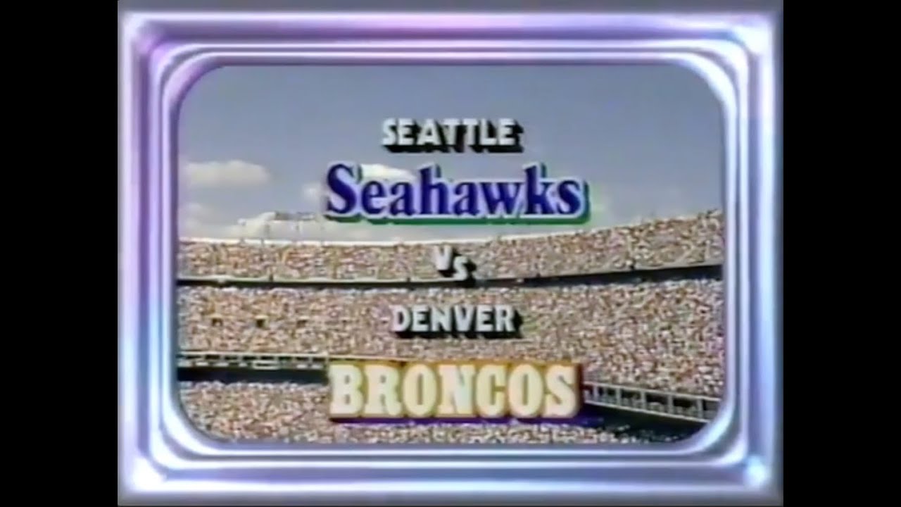 1987 Week 1 - Seahawks vs. Broncos - YouTube