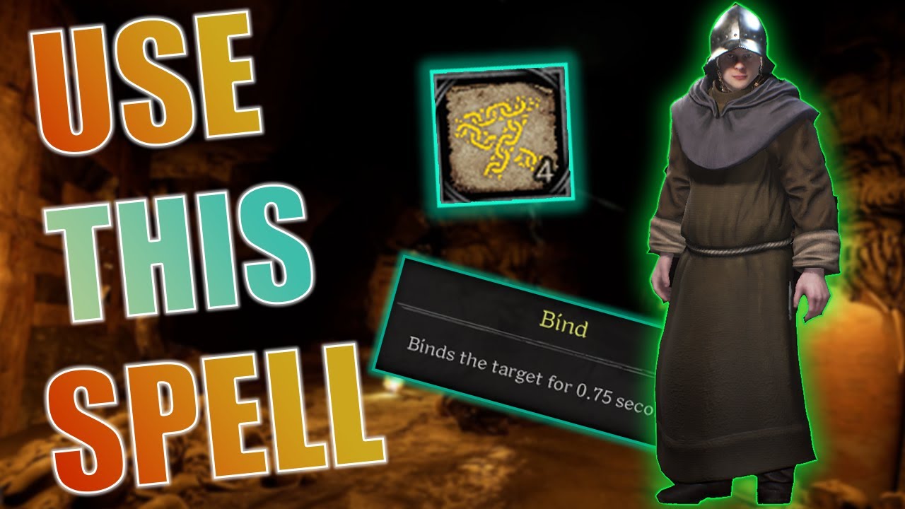 Cleric's Most Slept On Spell | Dark and Darker - Bind + Judgement Solo ...