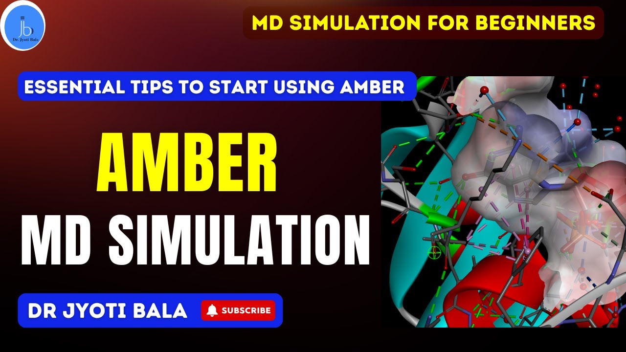 Essential Tips to Start Molecular Dynamics Simulation Using AMBER | MD ...