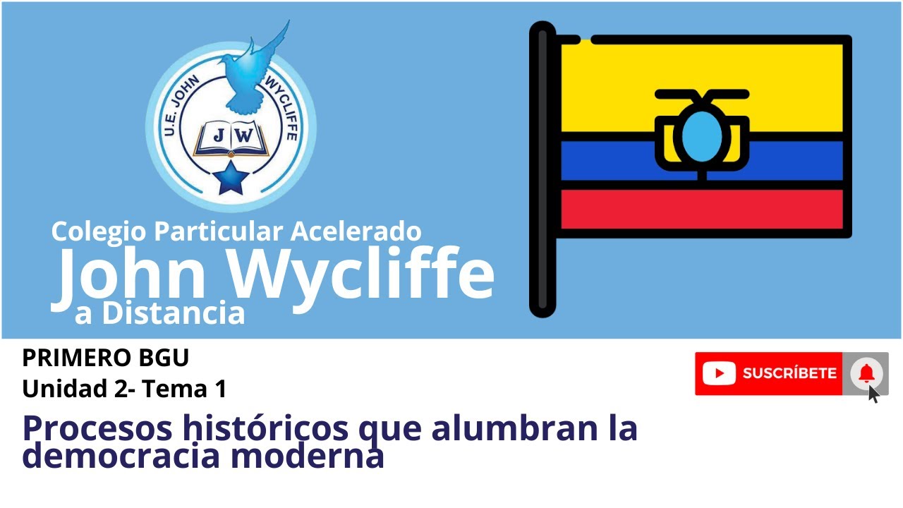 Procesos históricos que alumbran la democracia moderna - YouTube