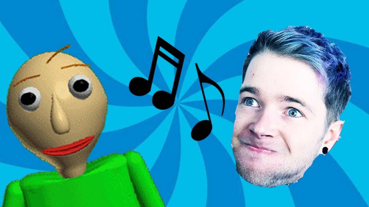DanTDM Sings His Outro with BALDI - YouTube