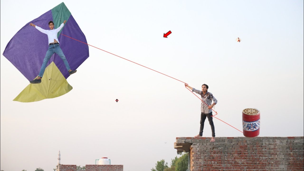Trick To Caught Kite | Kite Cutting With Fight | Kite Cut - YouTube