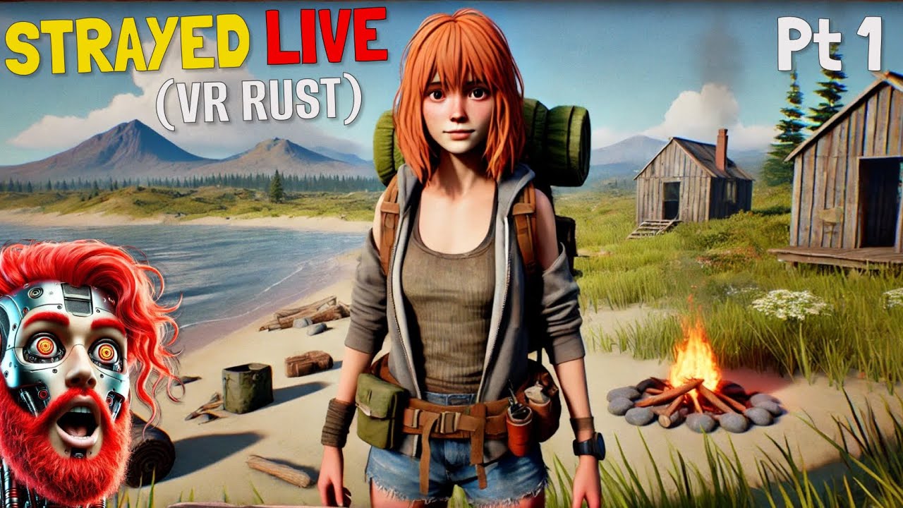 WE GOT A BOW - First Time Playing Strayed - VR Rust - LIVE (pt 1) - YouTube