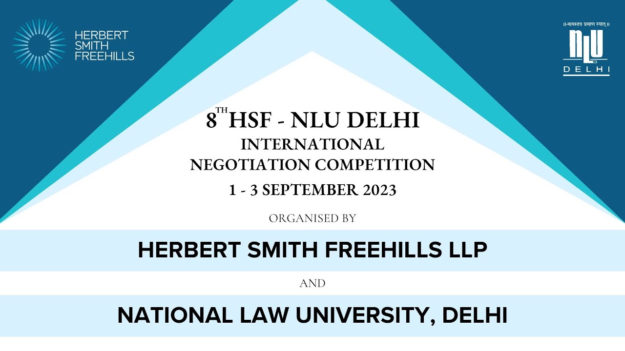 LIVE | Final Rounds, 8th Herbert Smith Freehills - NLU Delhi International Negotiation ...