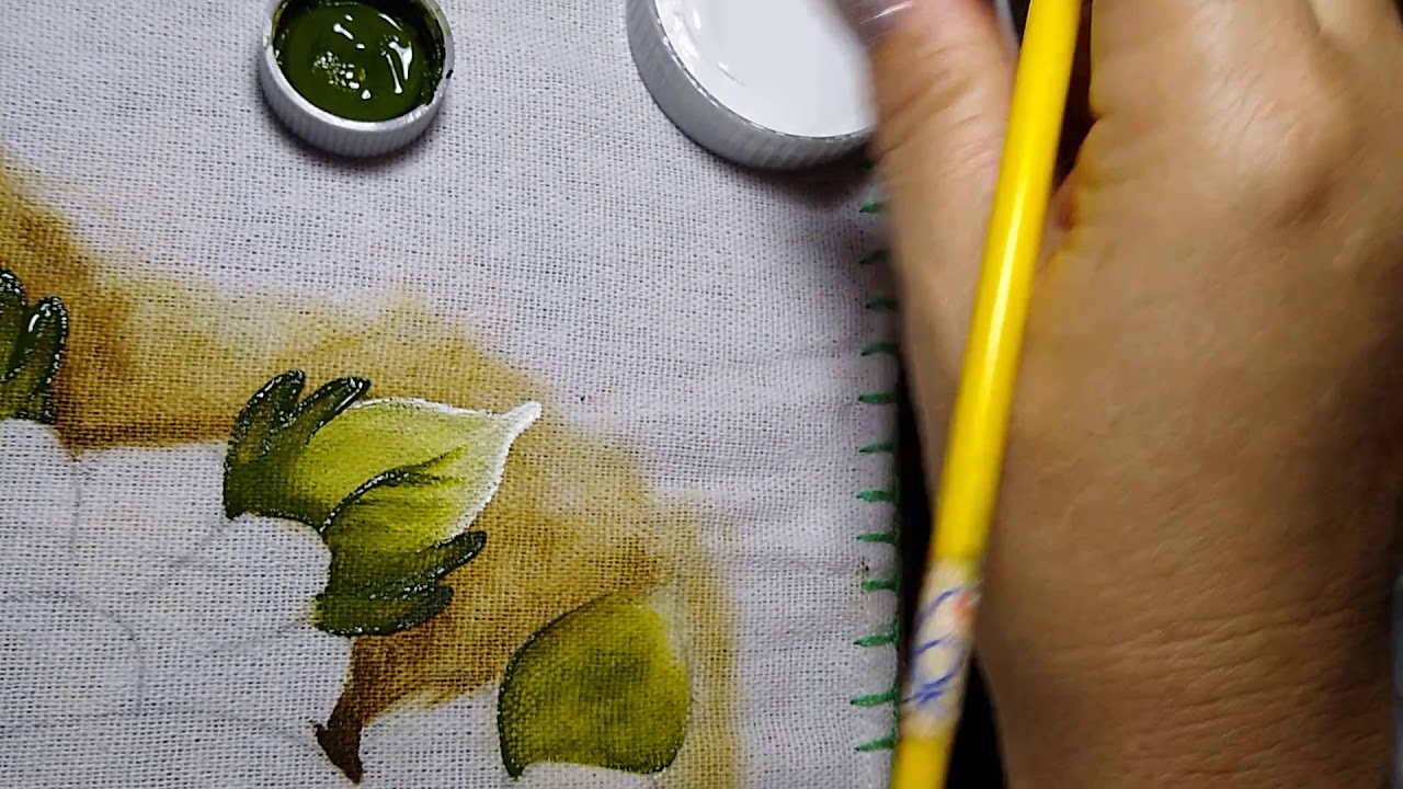 pintando folhas🌺para iniciantes ️ - YouTube