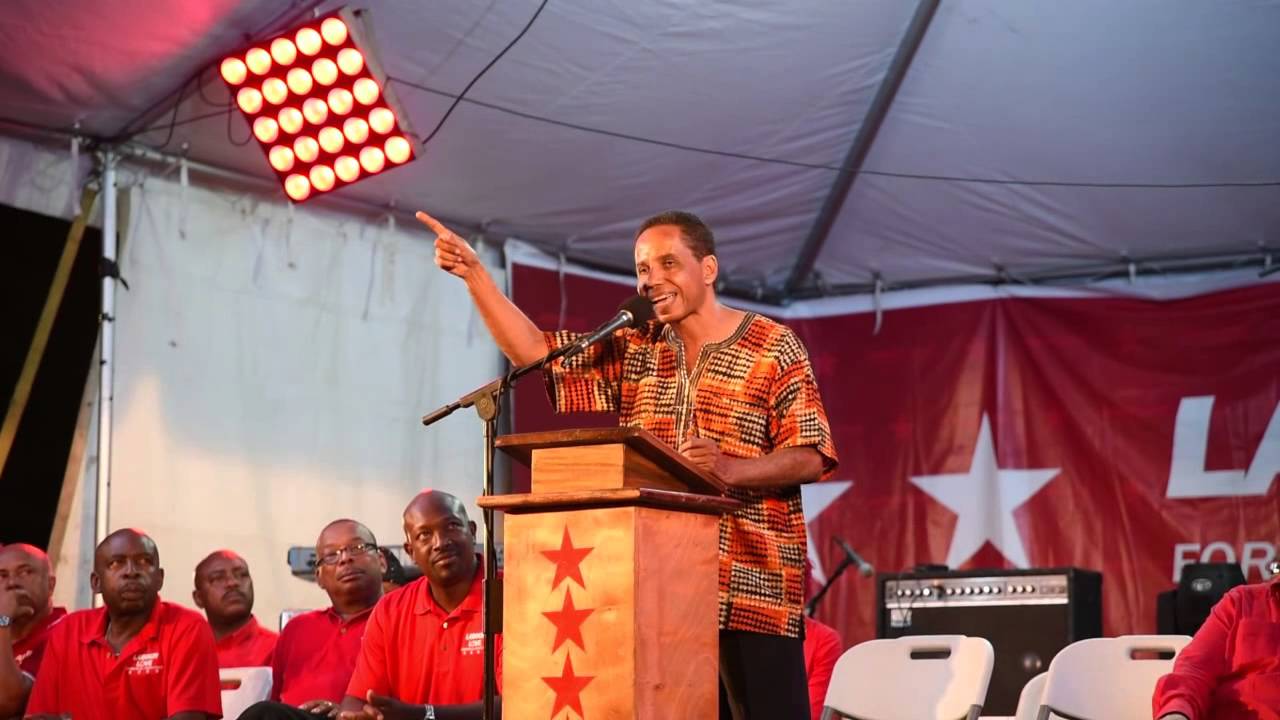 David Comissiong speaking at political rally in St. Vincent (1) - YouTube