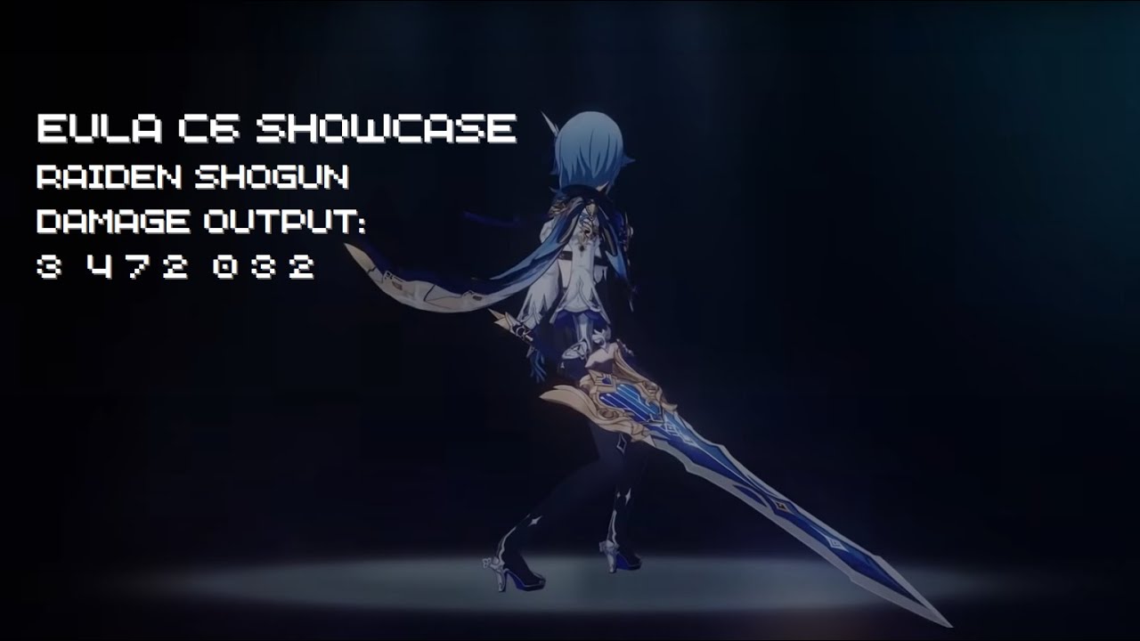 Eula C6 | Raiden Shogun [3.4m damage] - YouTube