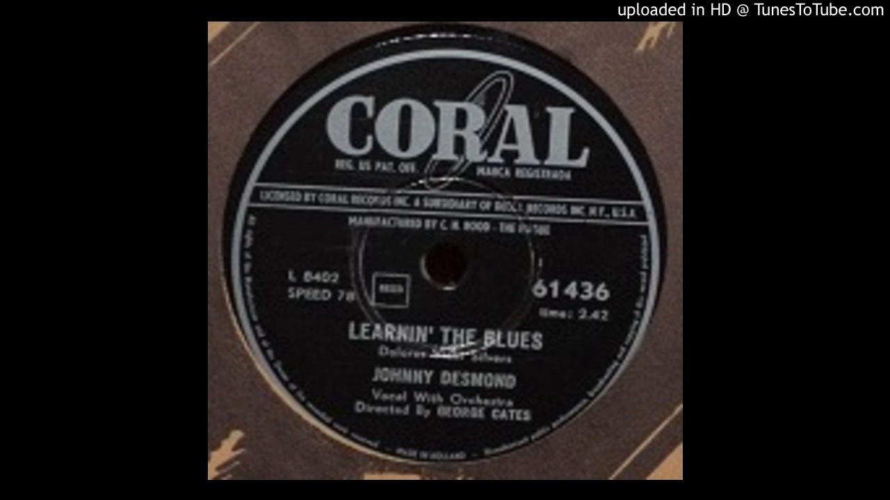 Johnny Desmond - Learning The Blues (1955) - YouTube