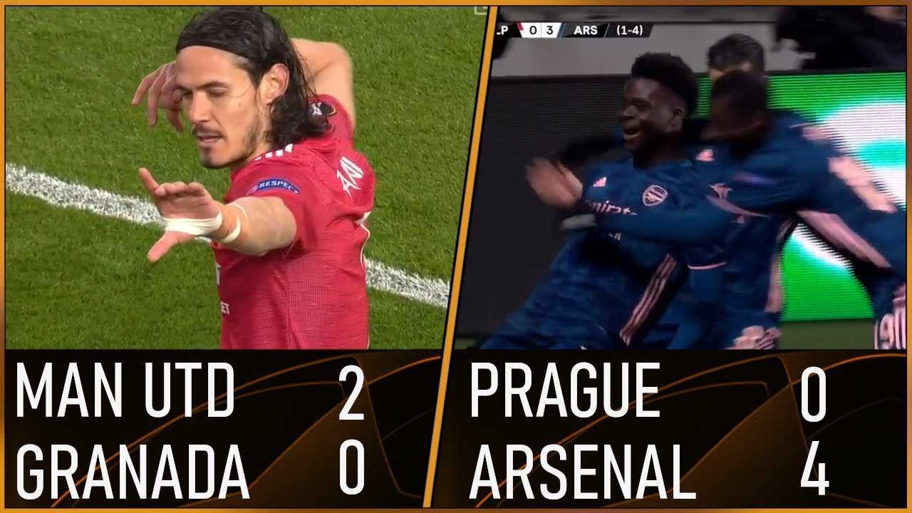 SENSATIONAL ARSENAL | Slavia Prague 0-4 Arsenal | Manchester United 2-0 ...