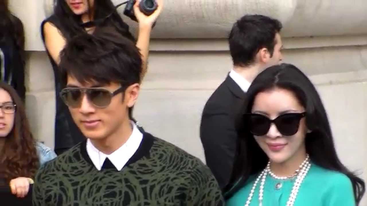 Wu Chun 吳尊 吴尊 Wun Zun & Lulu TAN @ Paris Fashion Week 8 july 2014 Show ...