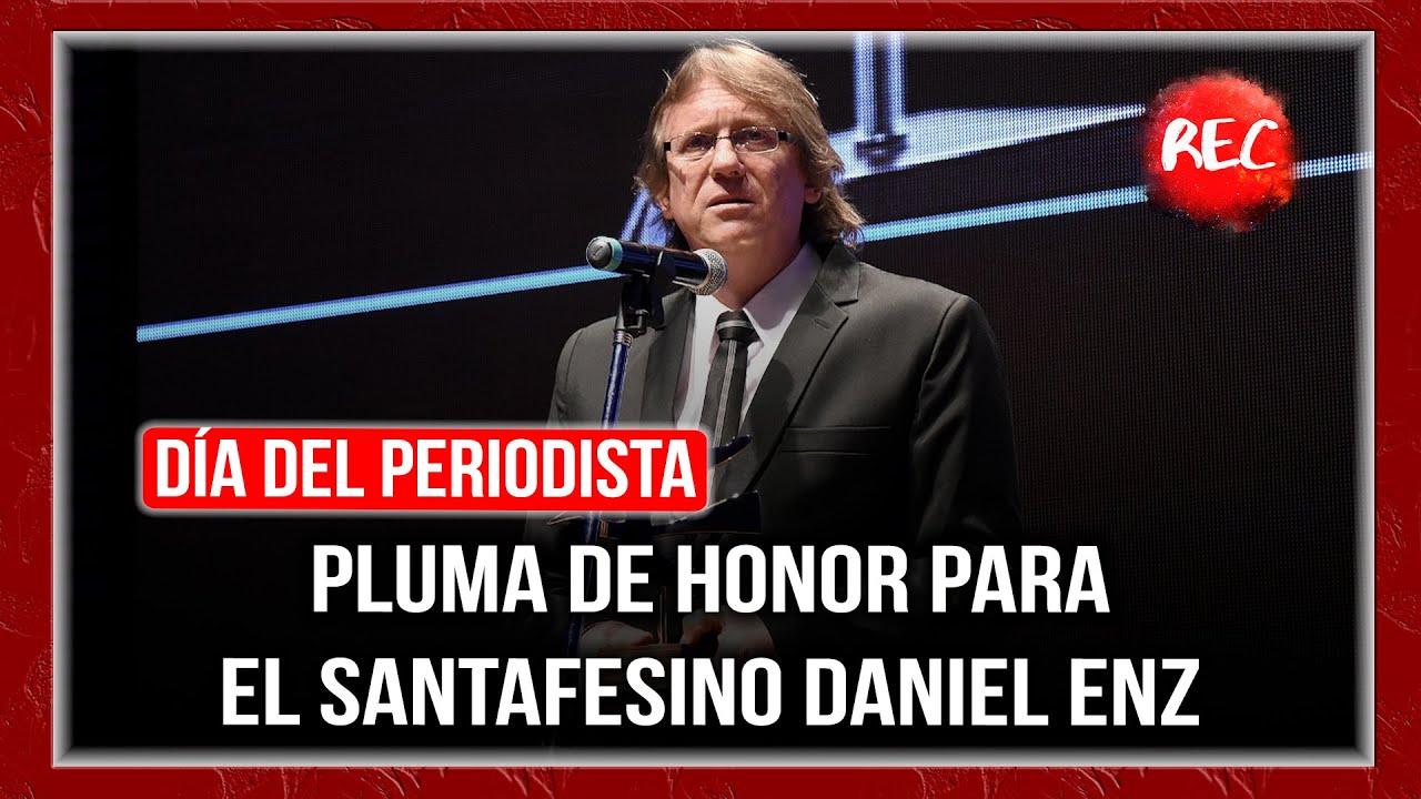 Pluma de Honor para el santafesino Daniel Enz - YouTube