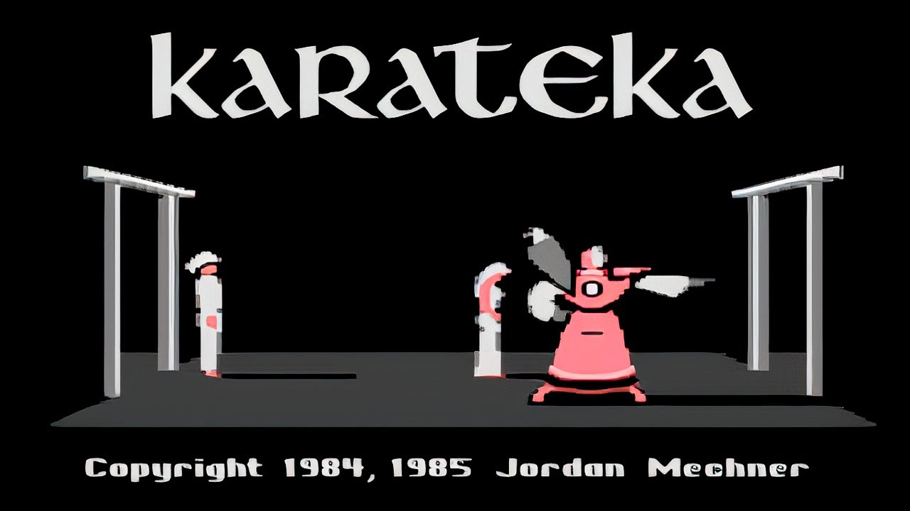 Atari XL/XE - Karateka [1984][Longplay] - YouTube