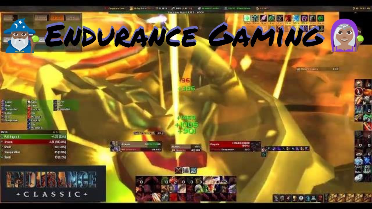 WoW Classic Endu Vs. MC & Ony (02 Jan 2020) - YouTube