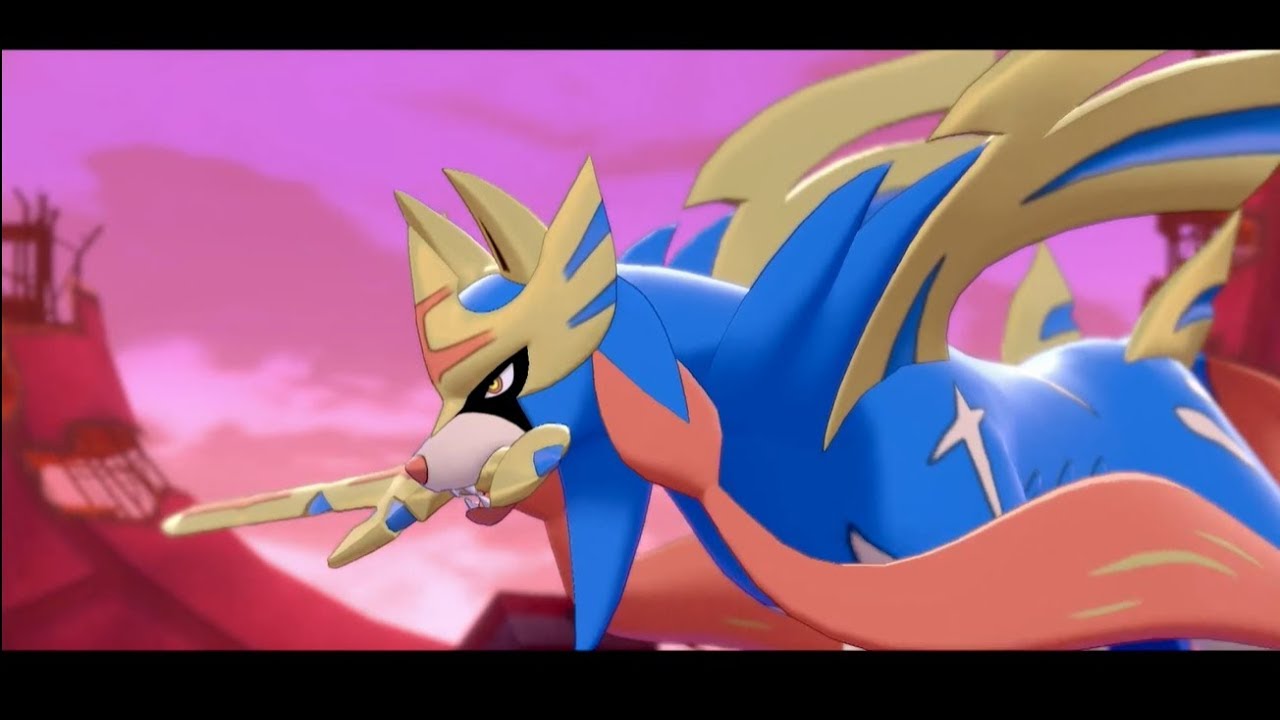 Pokémon Sword Playthrough 43: Zacian and the Royal Sword - YouTube