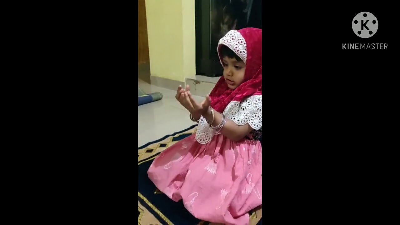 Baby praying namaz - YouTube