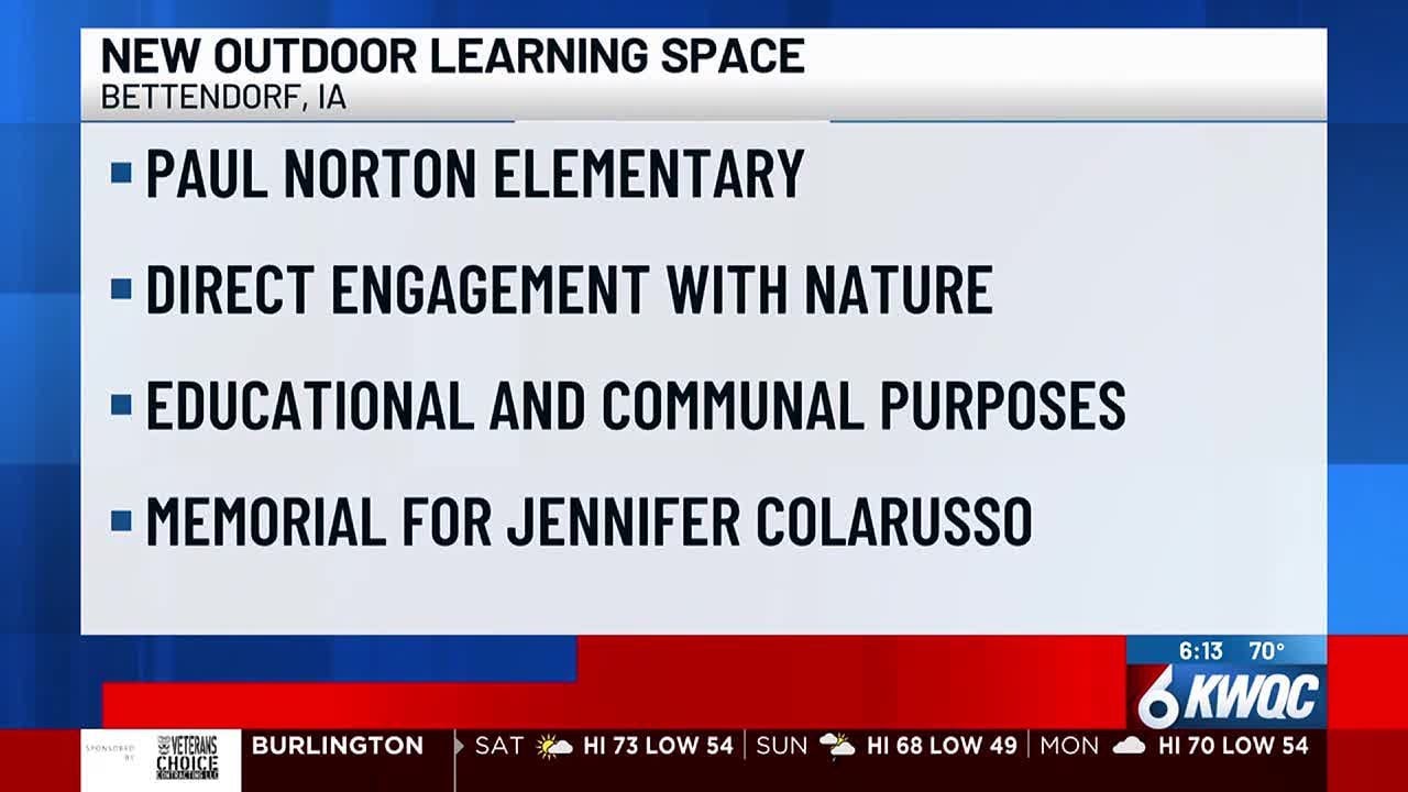 Paul Norton Elementary opens outdoor learning space - YouTube