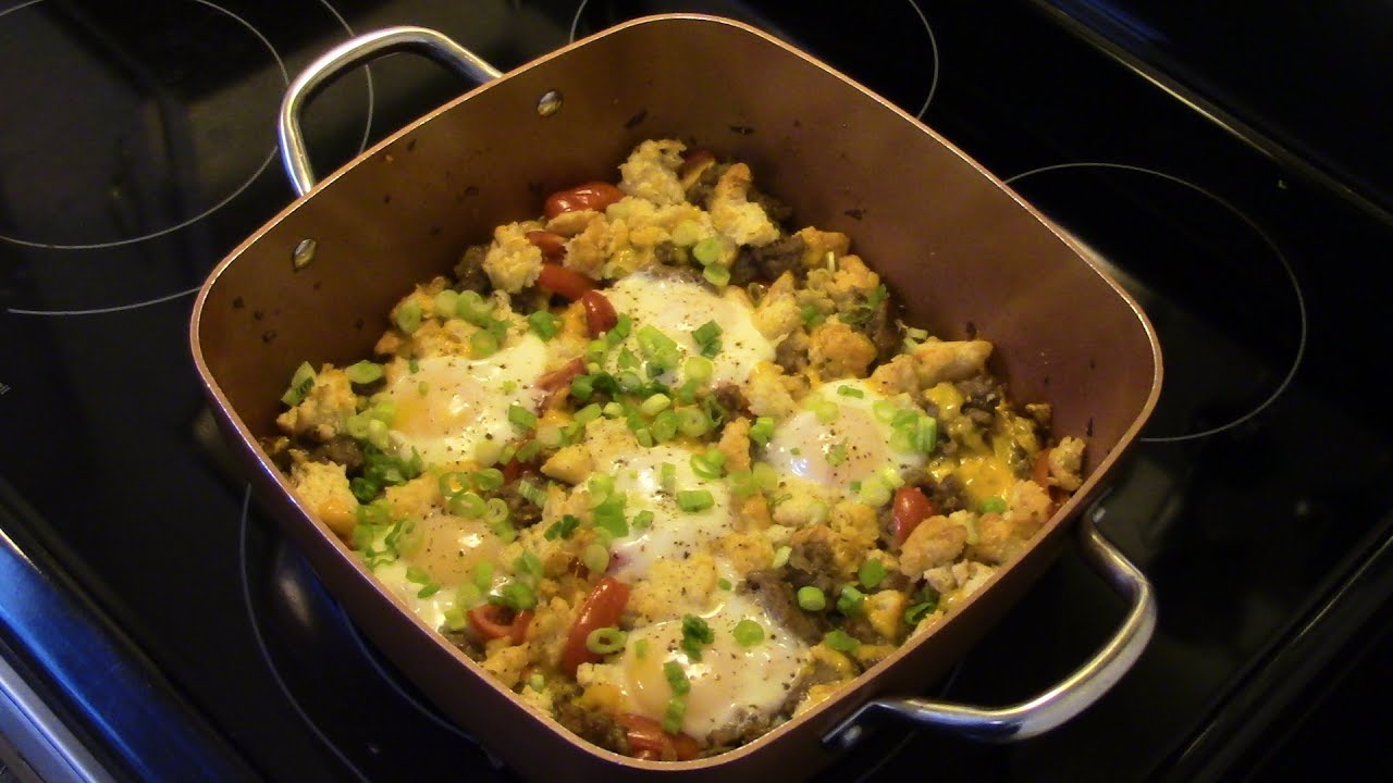 Breakfast Skillet in the Copper Chef XL - YouTube