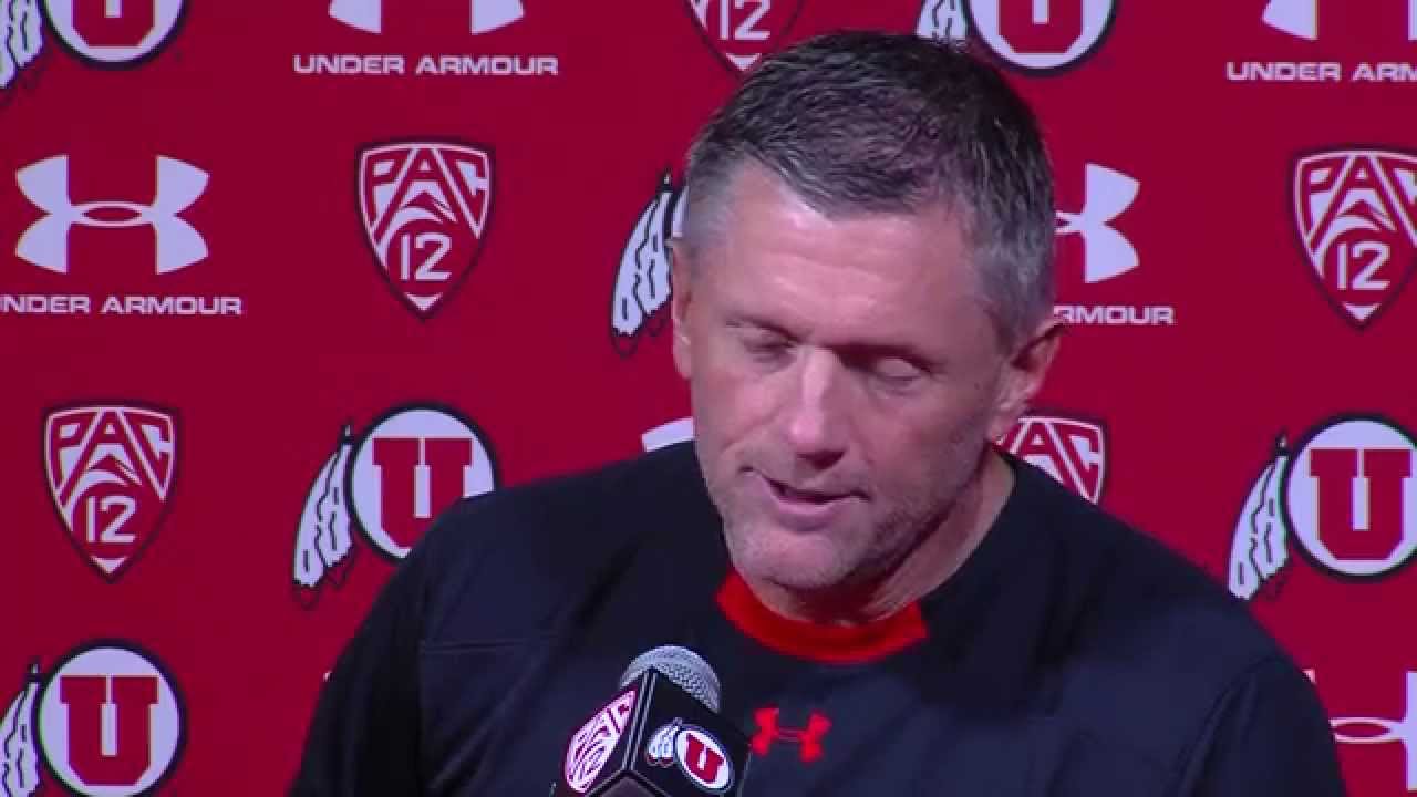 Utah football head coach Kyle Whittingham press conference - 10/13/14 ...