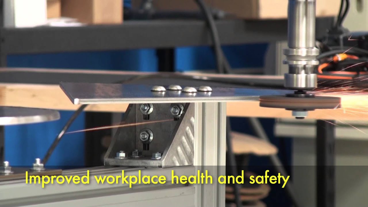 High speed robotic grinding & polishing - YouTube