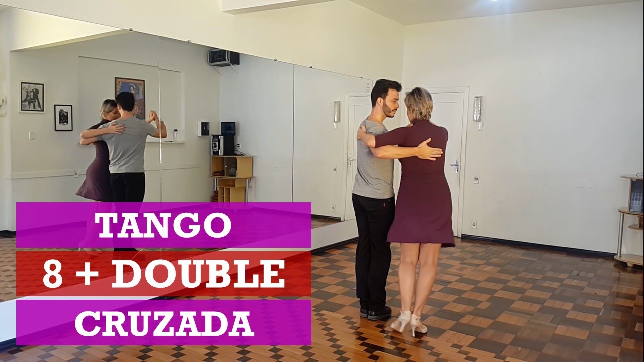 Oito mais double cruzada no tango - YouTube