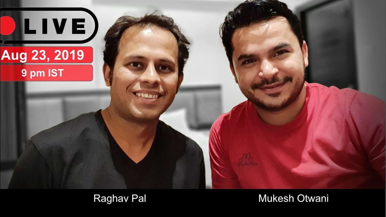 🔴 Raghav Pal | Mukesh Live | Live from Bangalore - YouTube