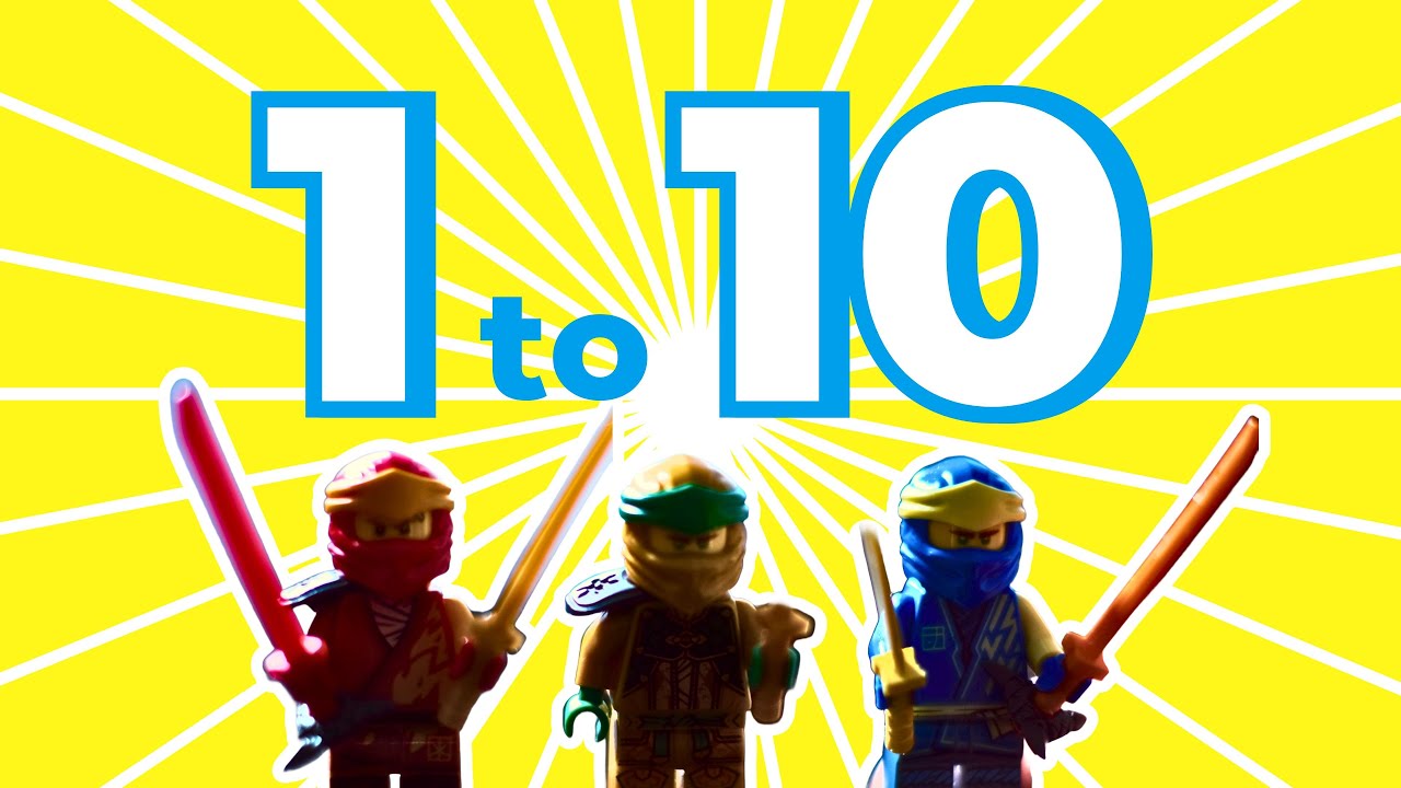 Minifigures Count Numbers 1-10 | Kindergarten Math - YouTube