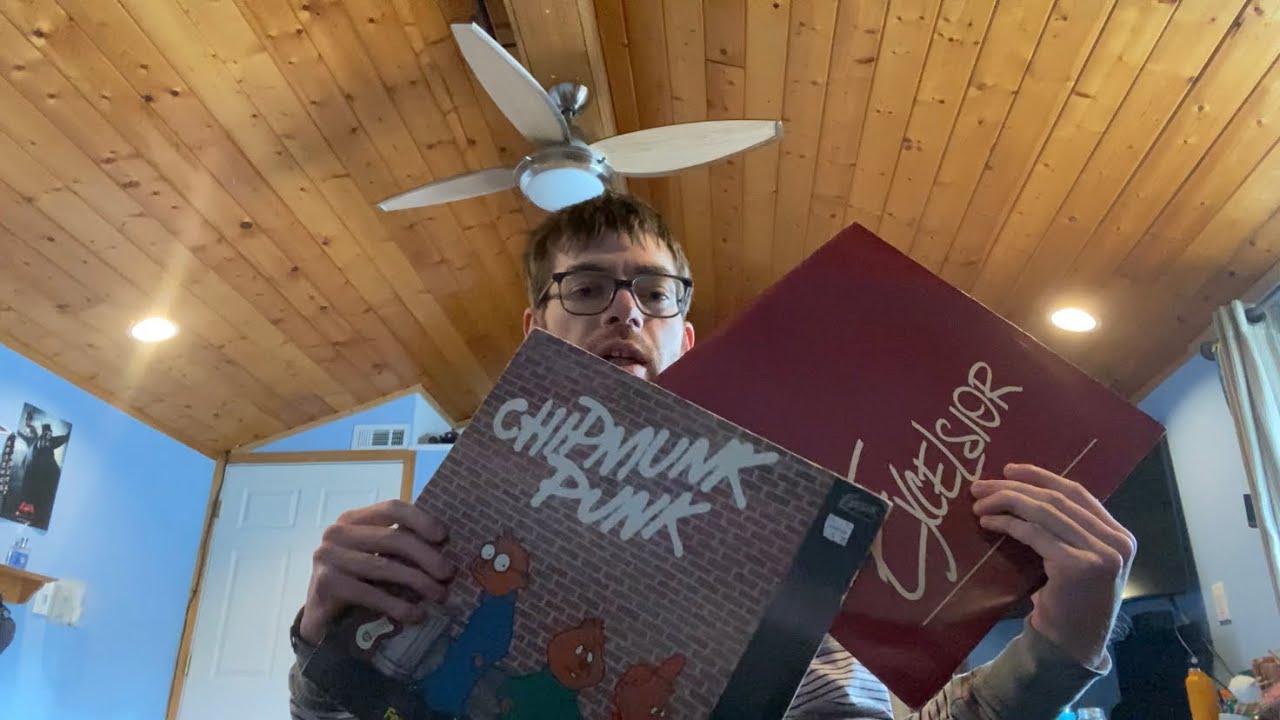 Alvin and the Chipmunks on vinyl record (chipmunk punk, 1980) - YouTube