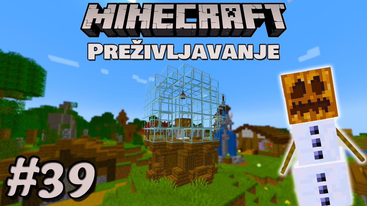 Gradimo Snježnu kuglu! - Minecraft Preživljavanje #39 - YouTube