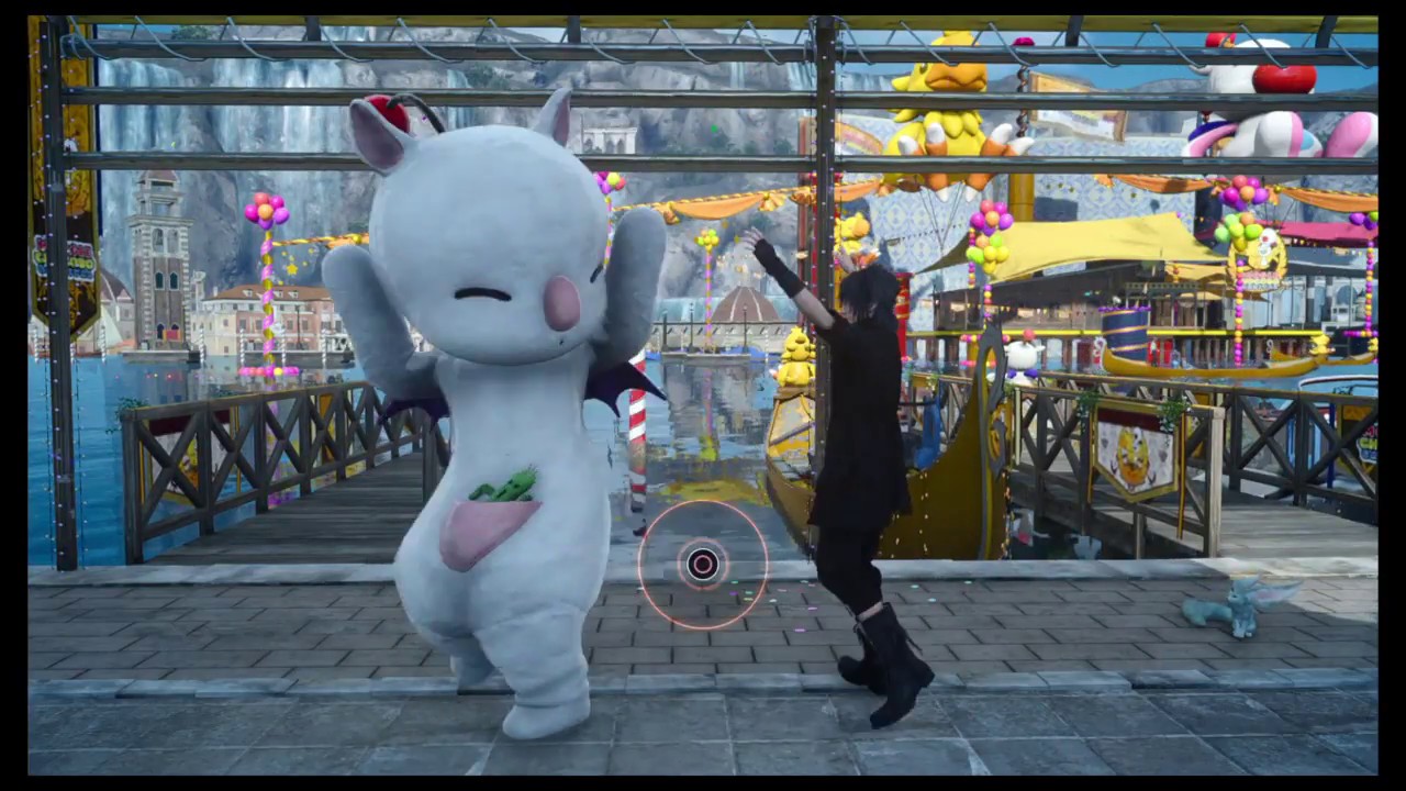 FINAL FANTASY XV Noctis Moogle dance - YouTube