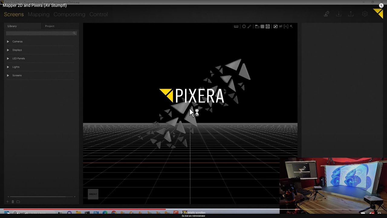 ProjectionTools - Mapper 2D and Pixera (AV Stumpfl) - YouTube