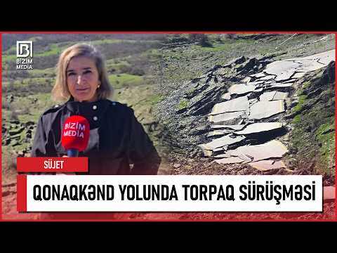 Quba–Qonaqkənd yolunda torpaq sürüşməsi daha da aktivləşib