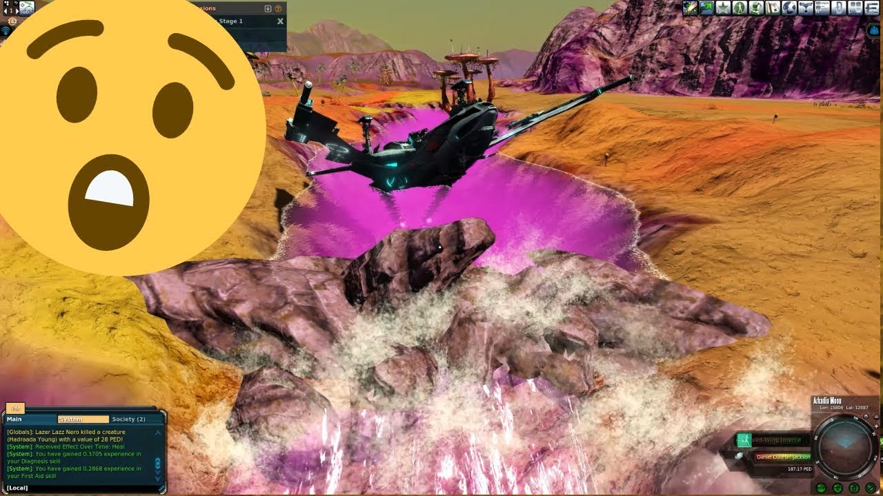 Back At it With a 50 ped Hunting Run on Arkadia Moon in Entropia ...