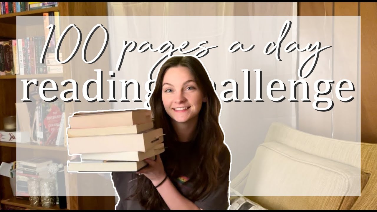100 pages a day 📚 reading challenge | vlog - YouTube