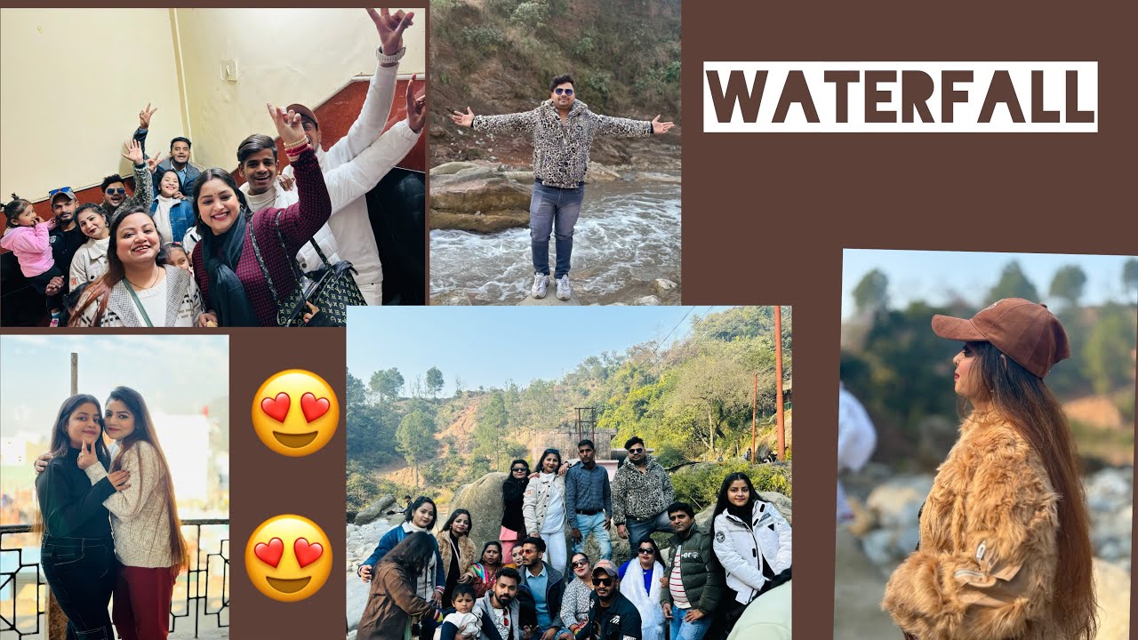 Waterfall 🥰 [kanchi_rajput] part-4 #injoy #vlog #waterfall #viral - YouTube