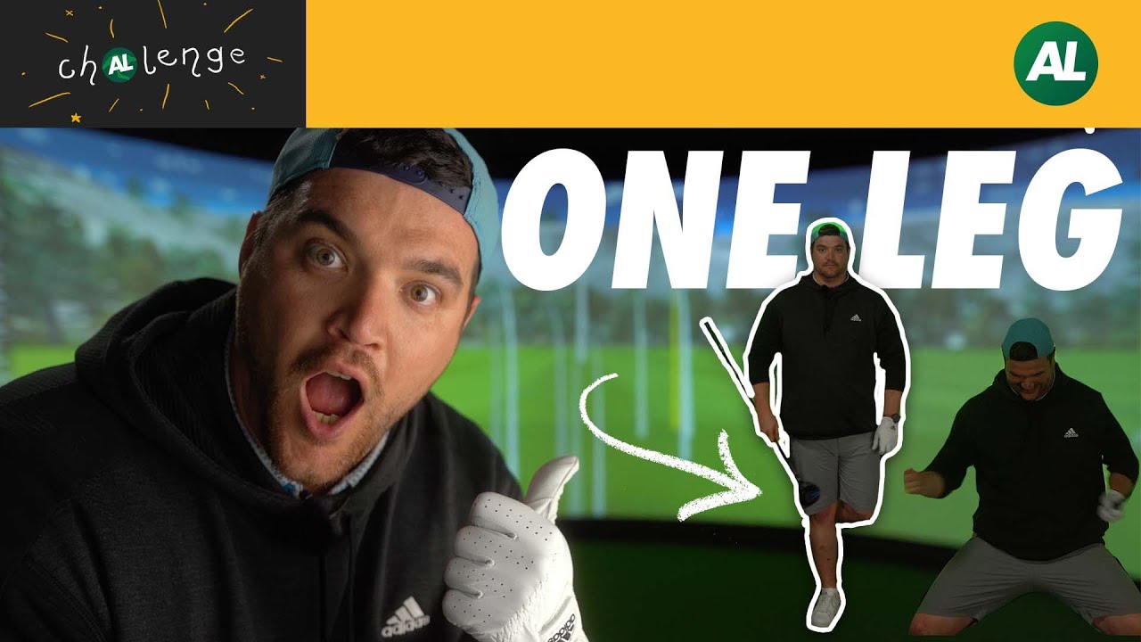 THE ONE LEG GOLF CHALLENGE | CH-AL-LENGE - YouTube