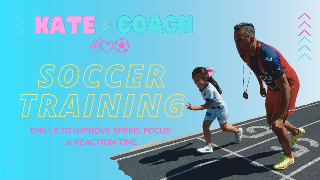 Soccer drills to improve speed and reaction time with Kate and Coach ...