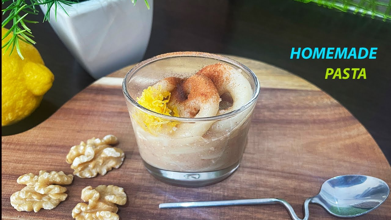SURPRISING Dessert!😯with an Excellent Taste!😋HOMEMADE Pasta IN⏰5 MIN ...