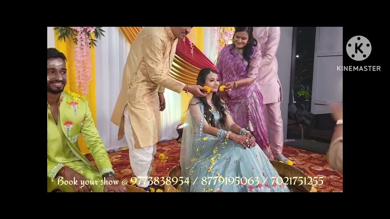 Indian Traditional Haldi Event | Sulsa Sheth & Team | - YouTube