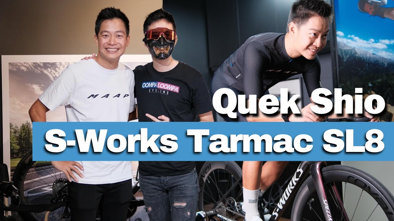Journey from Chainsmoker to Cyclist (ft @quekshio) | S-Works Tarmac SL8 ...