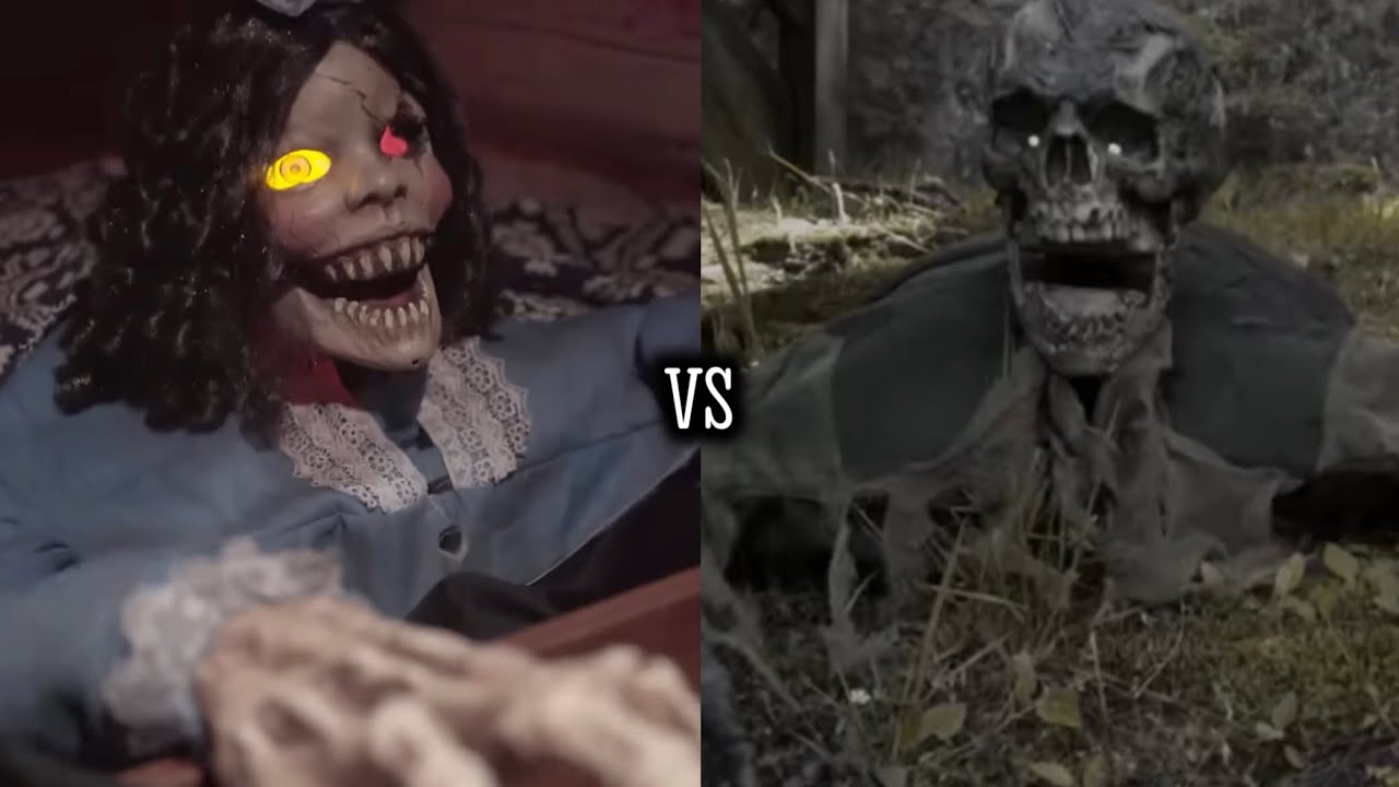 Grave Grabbing Doll vs Grave Grabbing Corpse SPIRIT HALLOWEEN - Prop ...