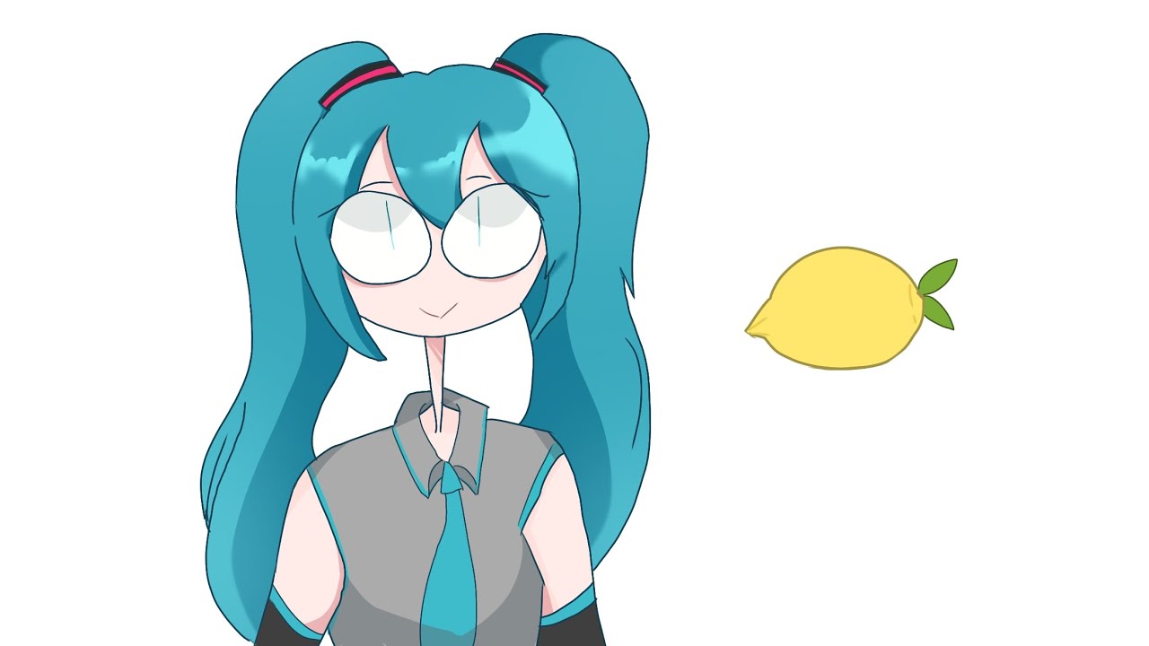 Miku eats a lemon and dies - YouTube