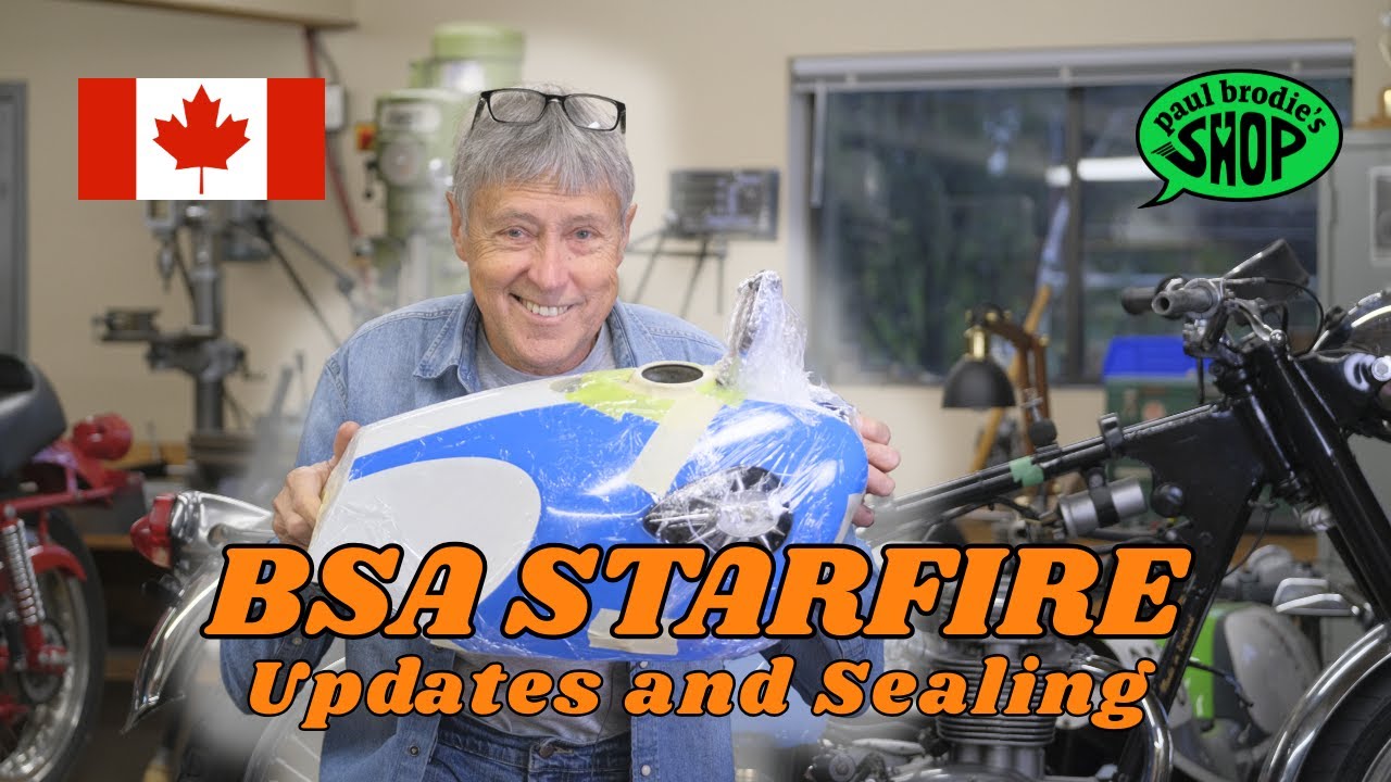 Updates on the BSA STARFIRE and SEALING the inside of the GAS TANK ...