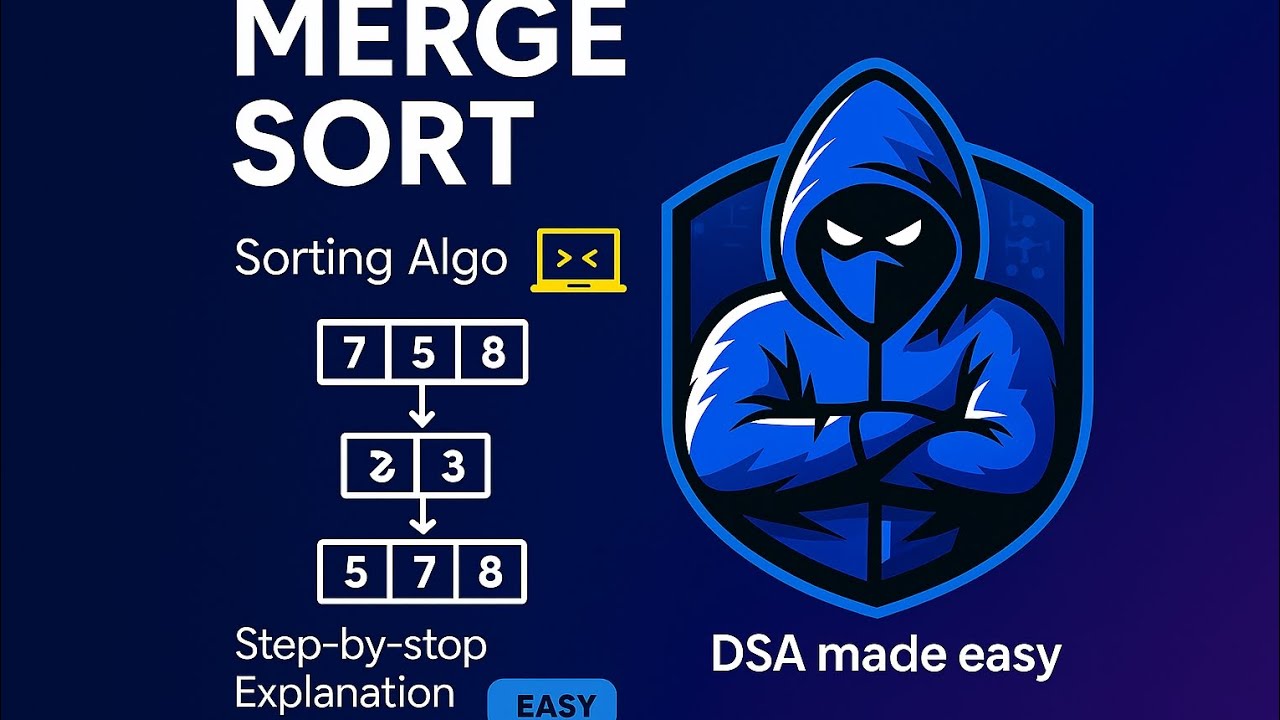 Merge sort (Linked List) part 1 - YouTube