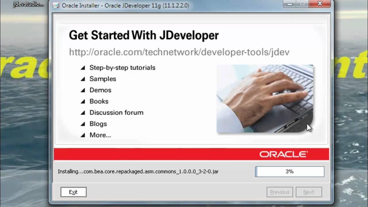 ADF- DownLoad and Install JDeveloper - YouTube